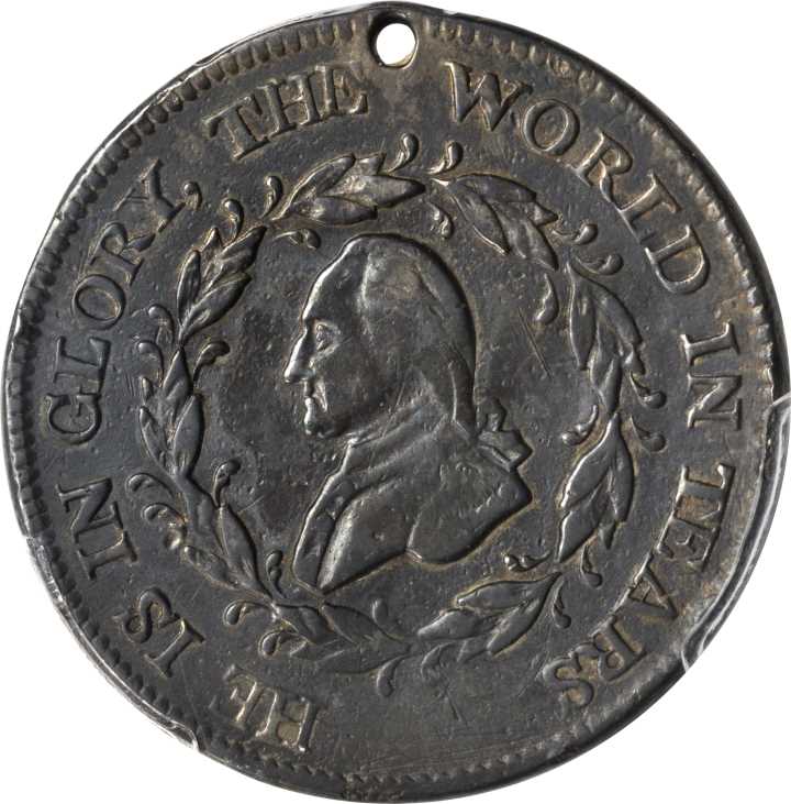 (1800) GW-70 WASHINGTON - FUNERAL URN SILVER MS | Coin Auction Prices | NGC